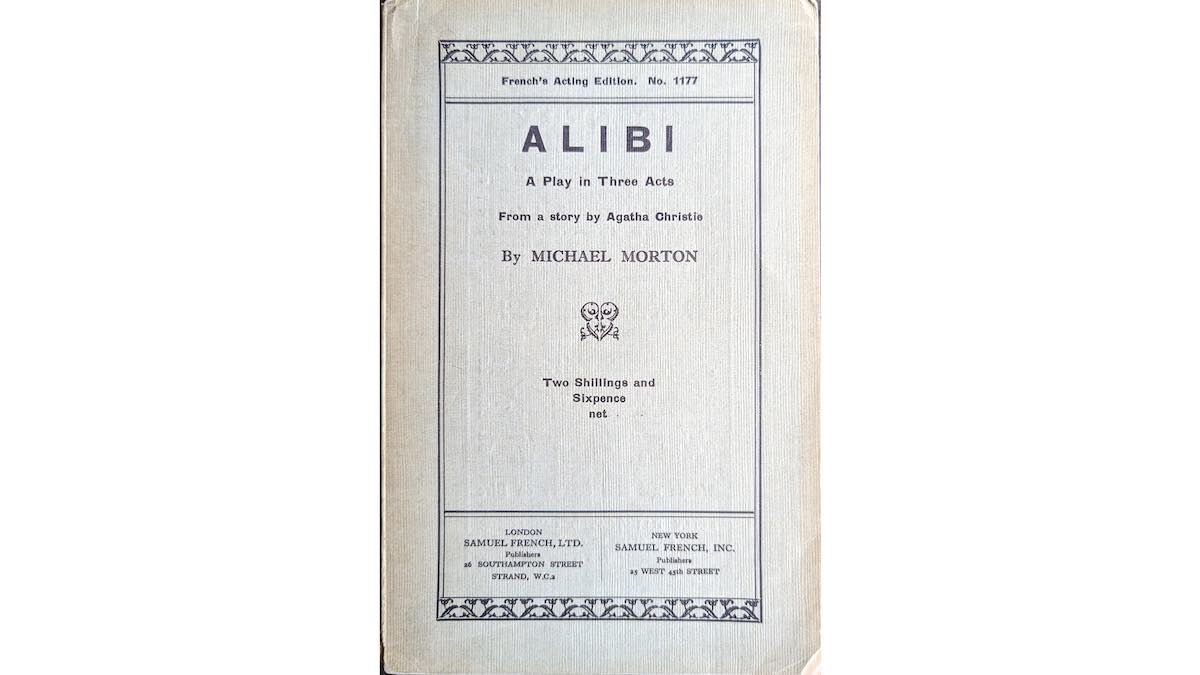 Agatha Christie's Plays: From Playscripts to Playbills - Breaking Character